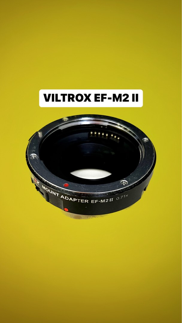 Viltrox EF-M2 II Speedbooster (0.71X M43 Micro), Photography, Lens ...