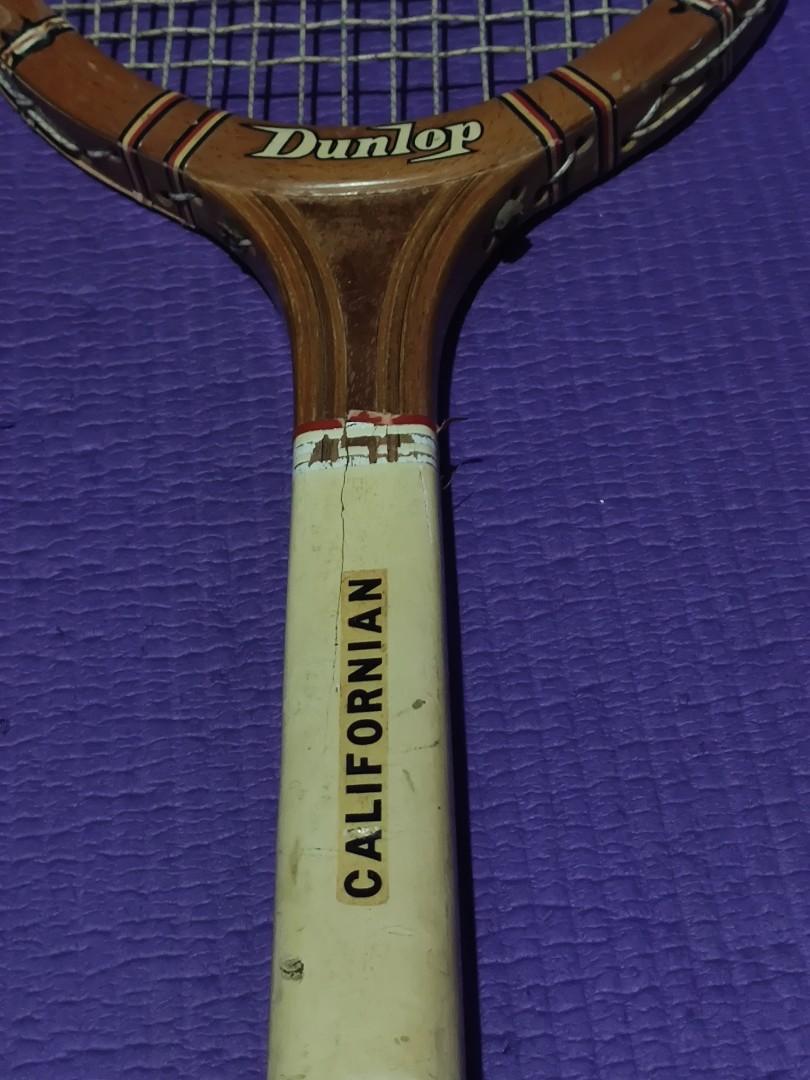 Vintage ADVANCE &DUNLOP TENNIS RACKET, Sports Equipment, Sports & Games ...