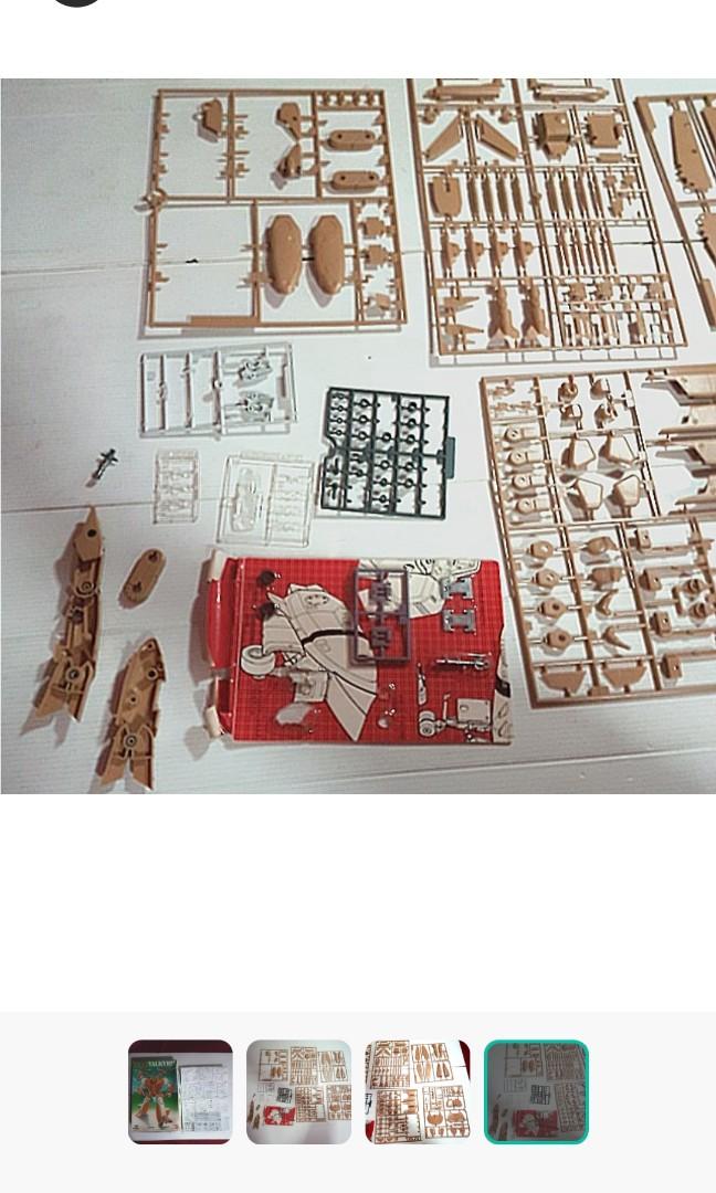 vintage bandai robotech vr - 1f valkyrie veritech fighter model kit ...