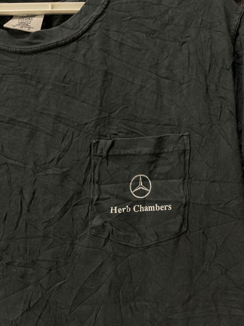 Vintage Mercedes Benz Pocket Tee, Men's Fashion, Tops & Sets, Tshirts ...