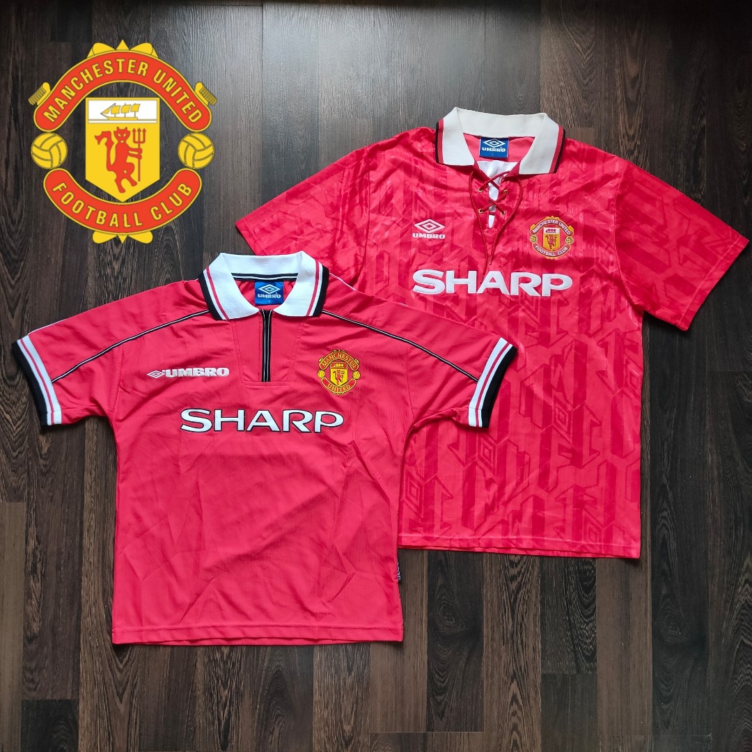 VINTAGE RARE UMBRO MANCHESTER UNITED F.C | Jersey Collection, Men's ...