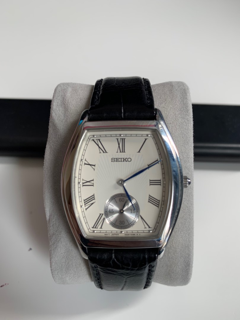 Vintage Seiko Tonneau Watch, 名牌, 手錶 - Carousell