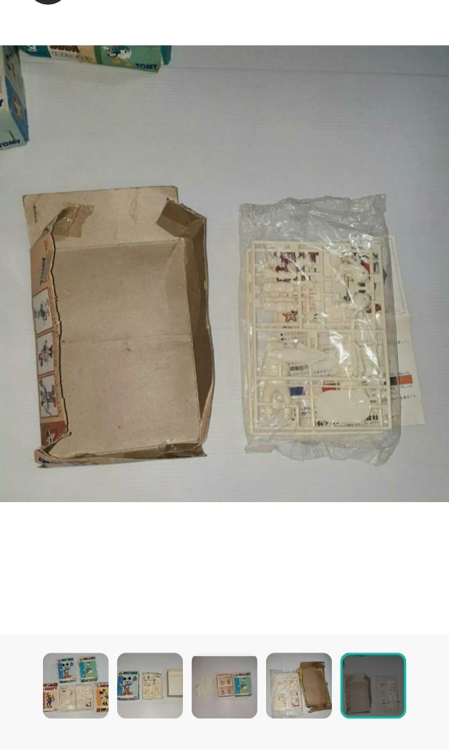 vintage tomy Disney mickey mouse Donald duck mini mouse goffy model kit ...