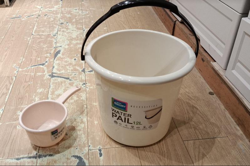 Water dipper + Pail Set - BRANDED, Furniture & Home Living, Bathroom ...