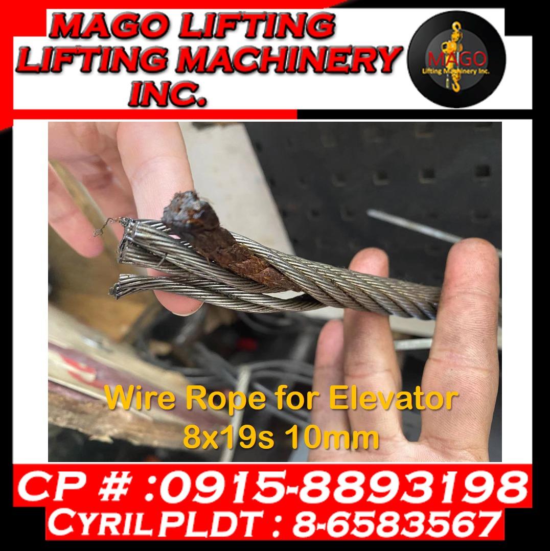 Wire Rope for Elevator 8x19s 10mm, Commercial & Industrial ...