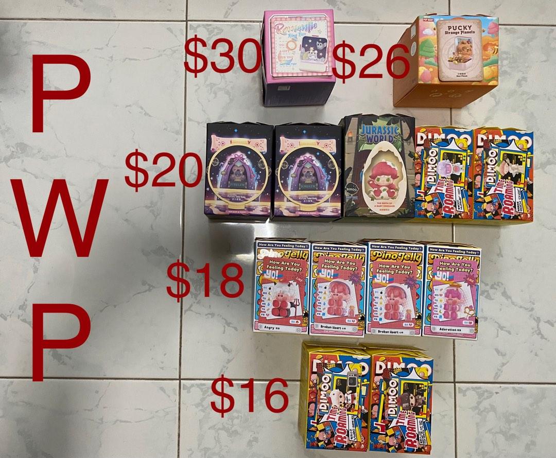 WTS Popmart / Hot Toys (Dimoo / Pucky / Pino Jelly / labubu / instinct ...