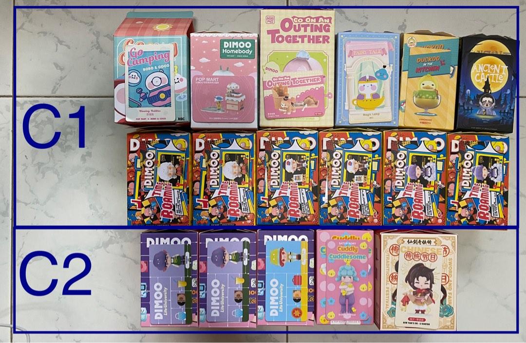 WTS Popmart / Hot Toys (Dimoo / Pucky / Pino Jelly / labubu / instinct ...