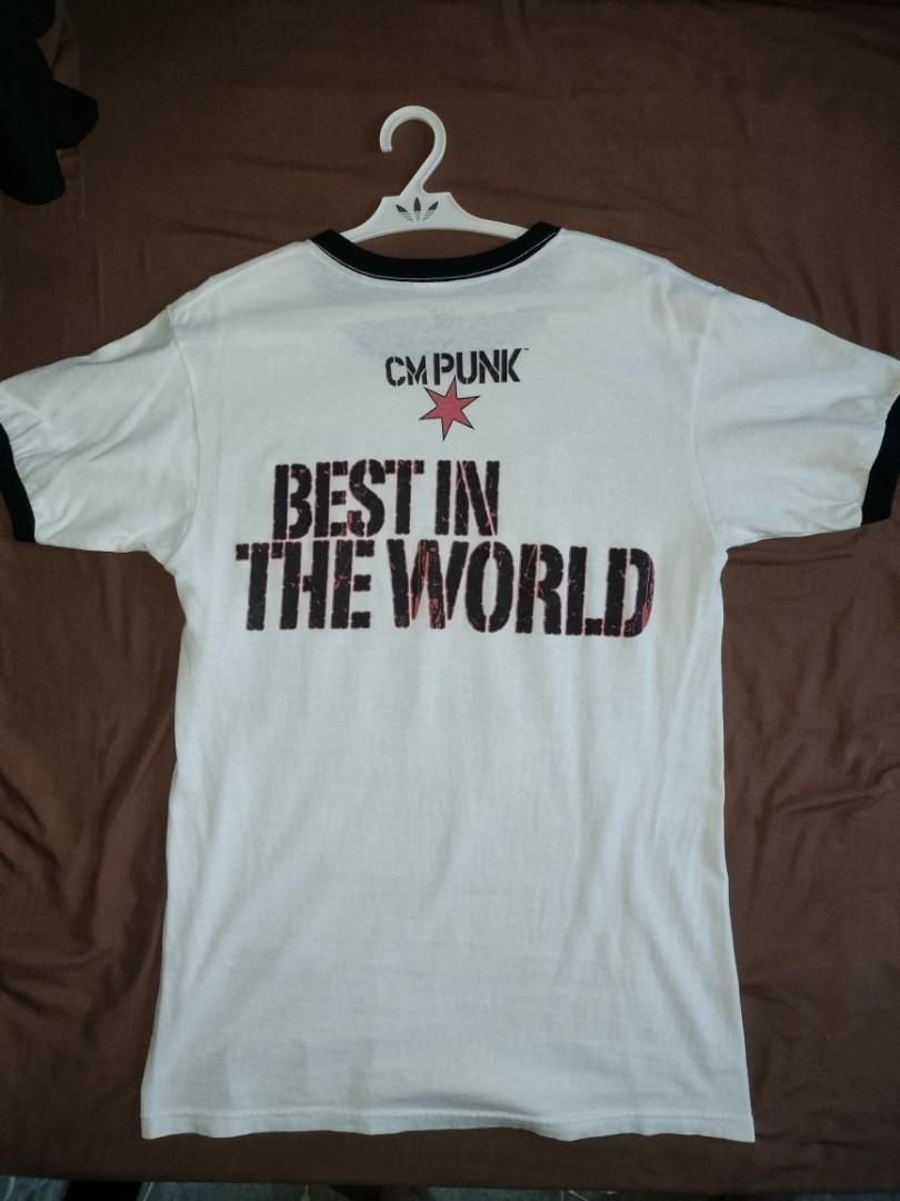 WWE CM PUNK BEST IN THE WORLD SHIRT SIZE SMALL, Men's Fashion, Tops & Sets, Tshirts & Polo ...
