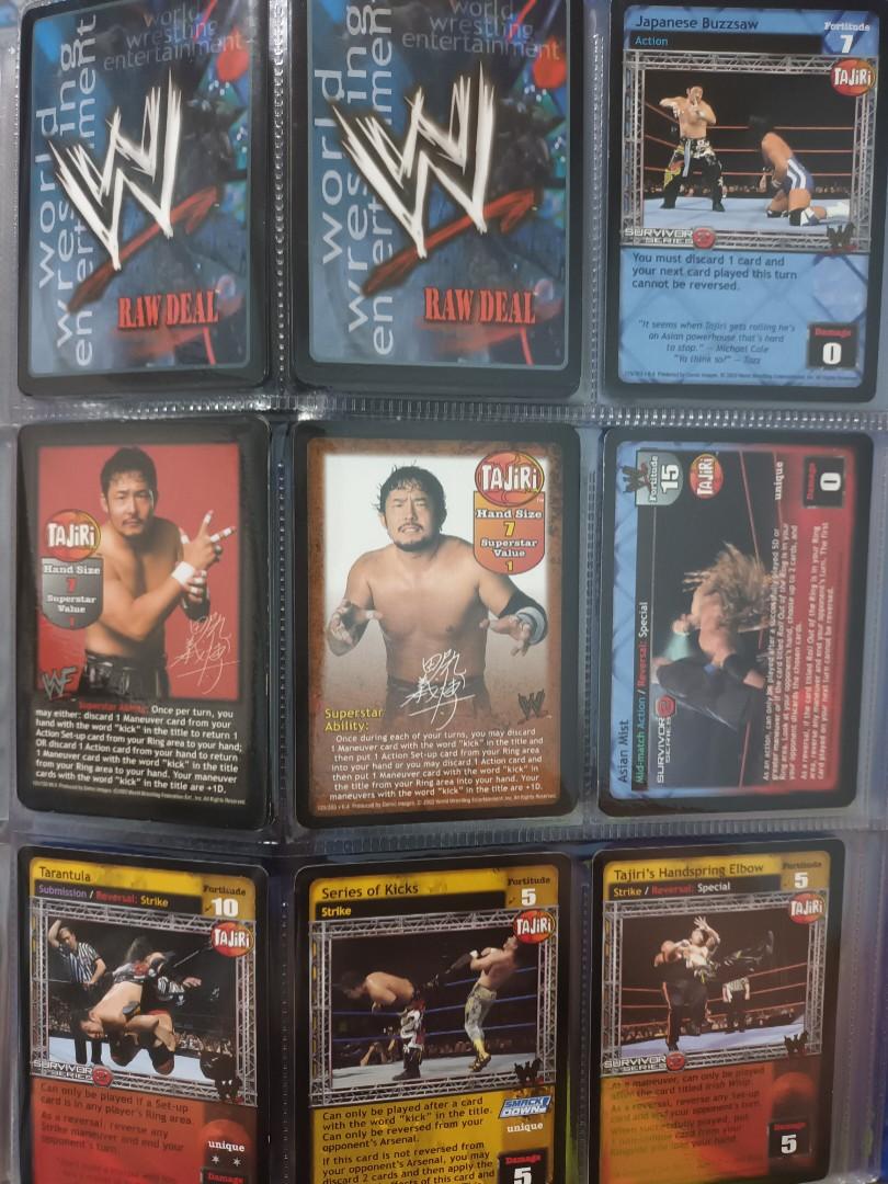 WWE RAW DEAL TCG - Taijiri Set, Hobbies & Toys, Toys & Games on Carousell