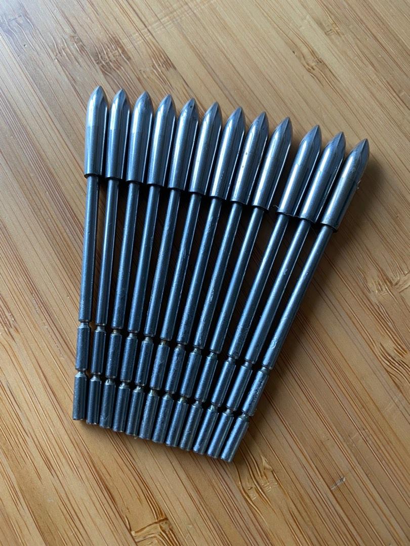 Easton X10 Arrow Stainless Steel Break-Off Points Dozen, Sports ...