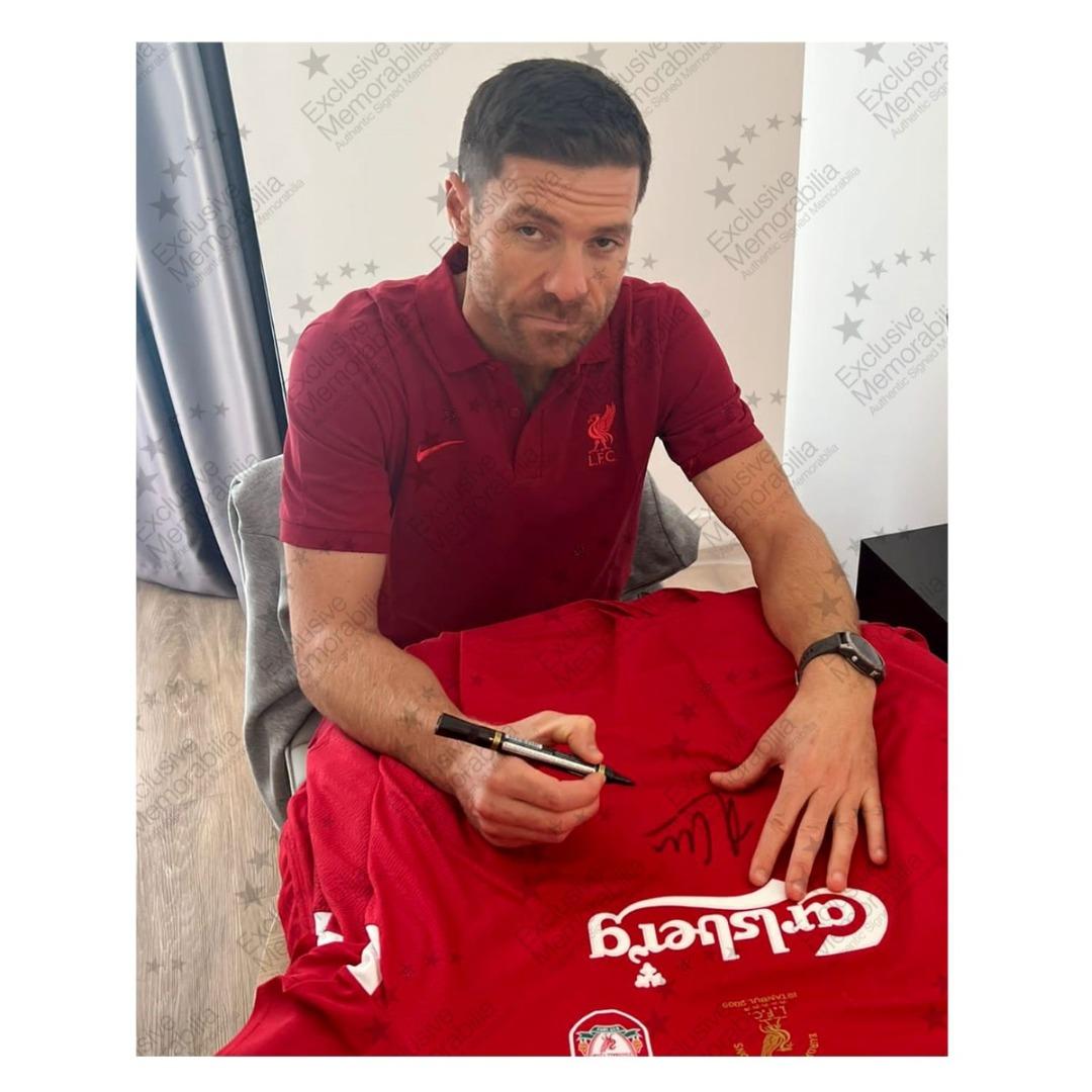Xabi Alonso Front Signed Liverpool 2005 Football Shirt, Hobbies & Toys ...