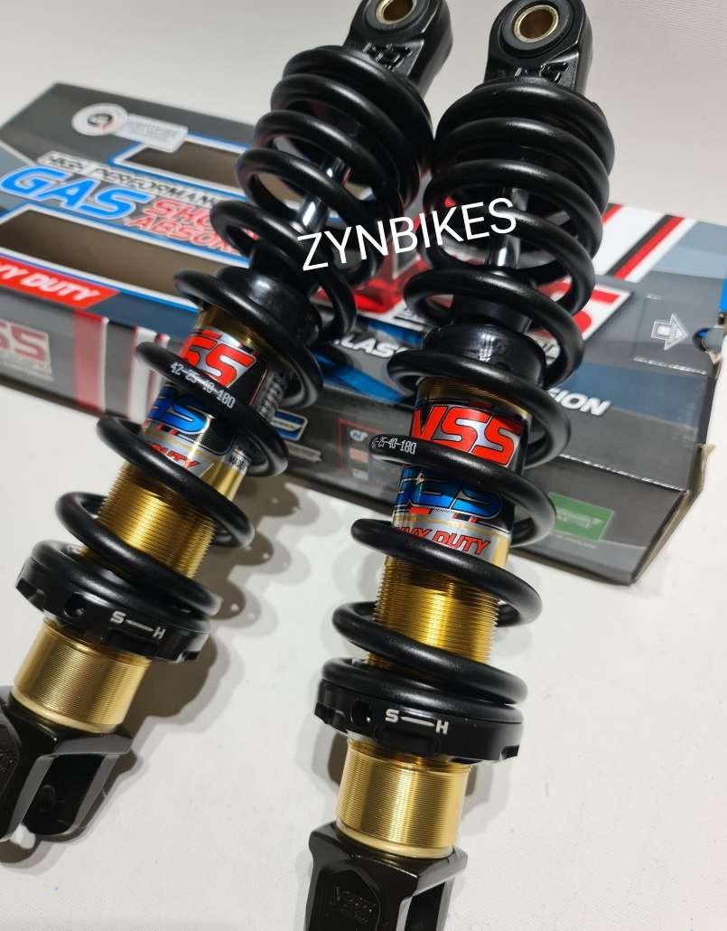 YSS SUSPENSION HEAVY DUTY LOWER LOWERED 275MM YAMAHA AEROX 155 NVX 155 ...