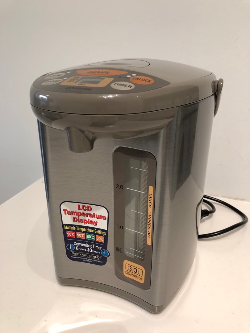 Zojirushi 3.0L Airpot Electric Kettle CD-WBQ30, TV & Home Appliances, Kitchen Appliances ...