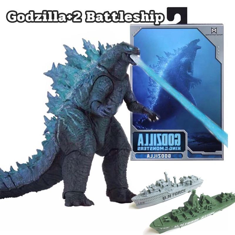2021 Godzilla Vs King Kong Movable Figure Godzilla Monster Nuclear Jet ...