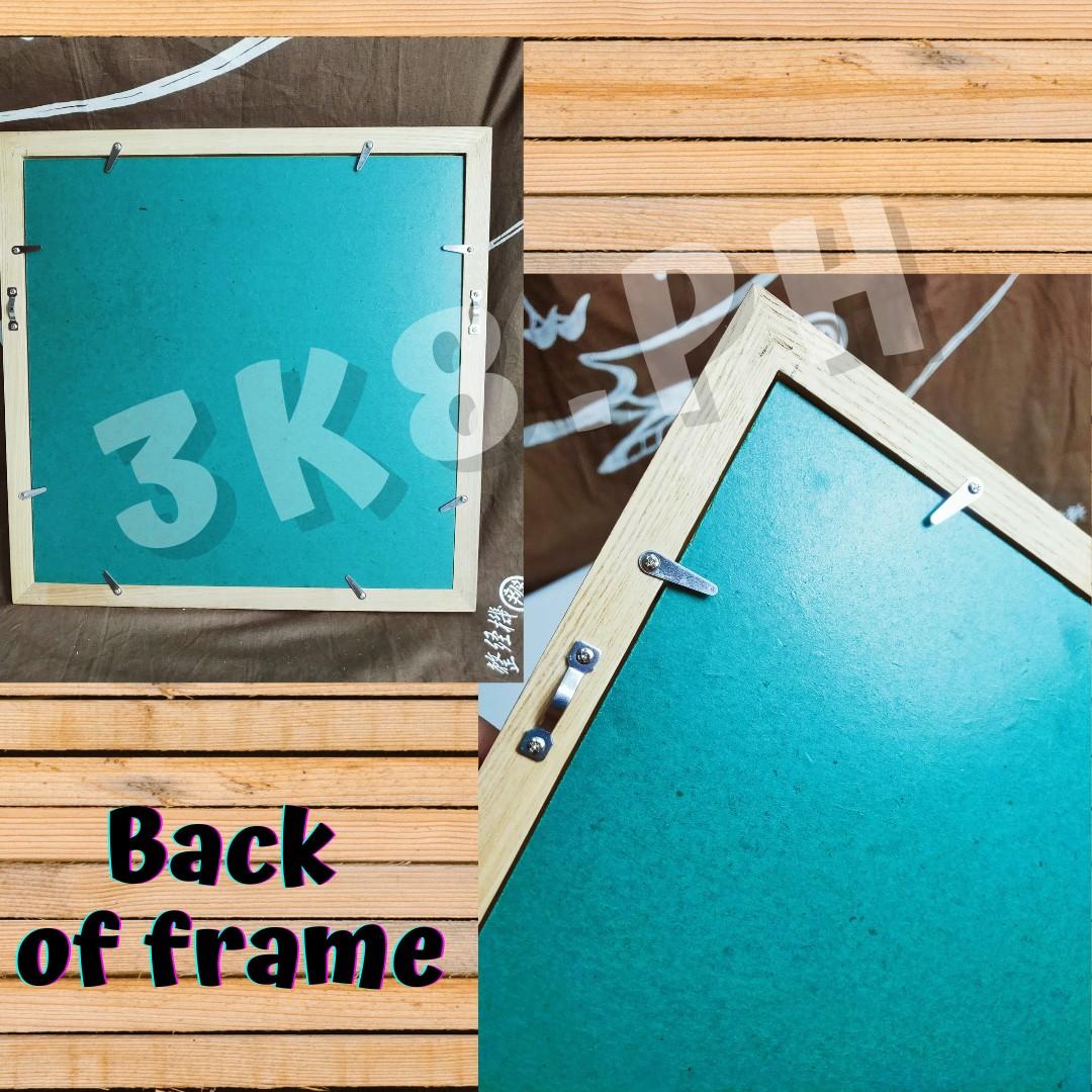 30cmx30cm AUTHENTIC JAPAN WOODEN PHOTO FRAME | PICTURE or WALL FRAME ...