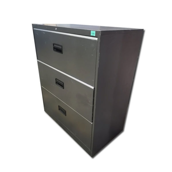 3-Layer Lateral Steel Filing Cabinet, Furniture & Home Living, Home ...