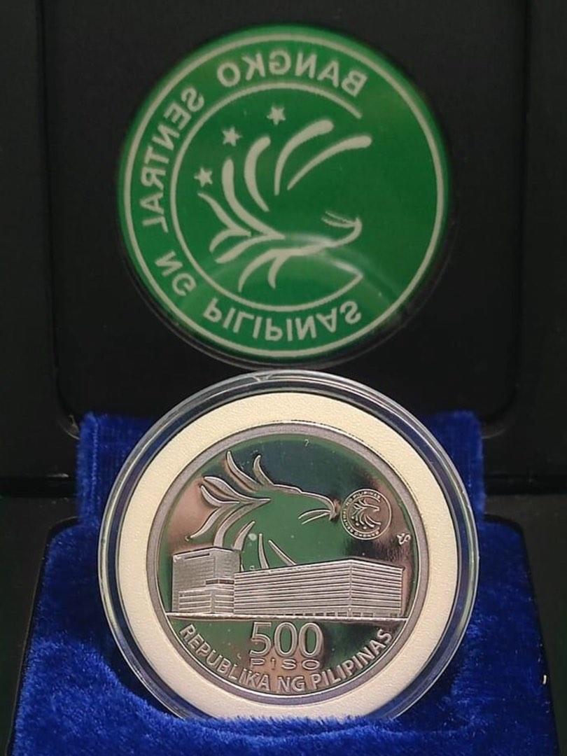 SOLD to a nice guy-----500 piso Phillippines Commemorative Pure Silver ...