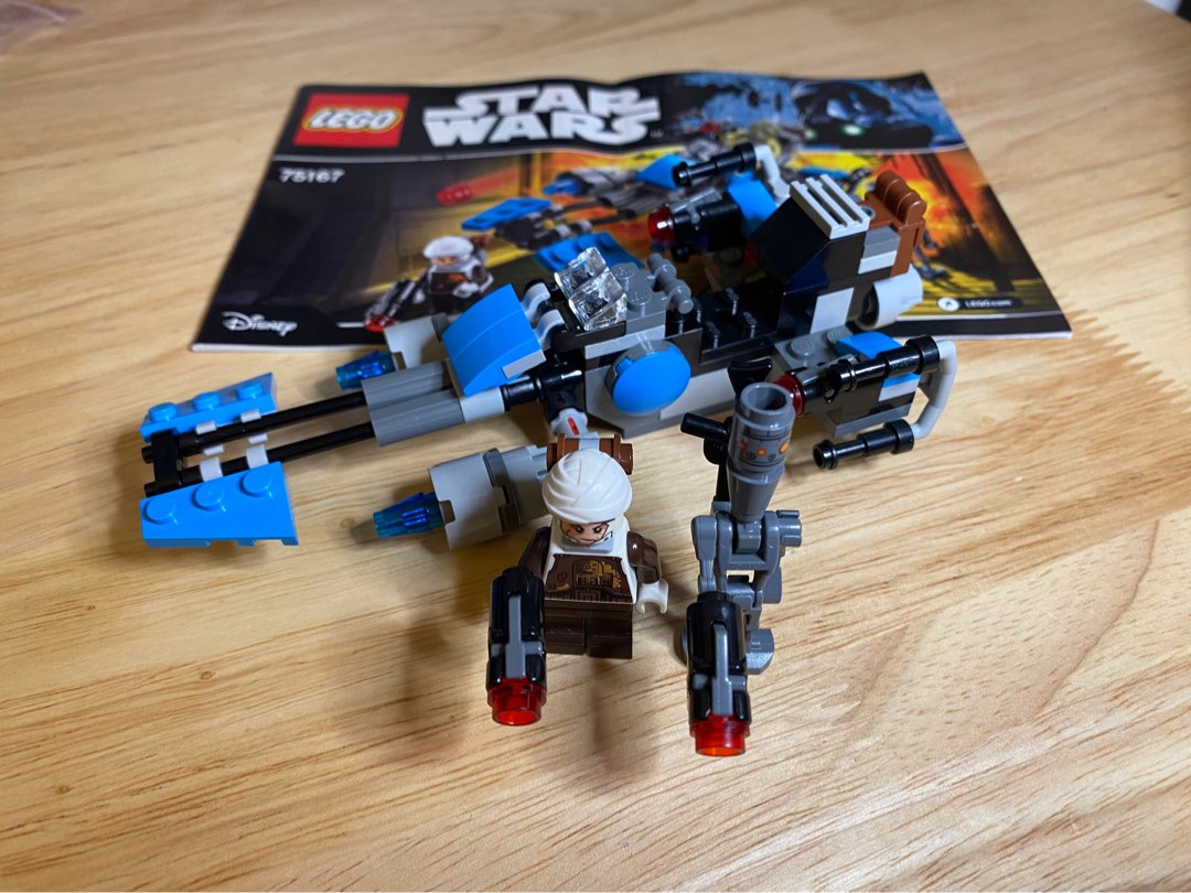 75167 LEGO Star Wars Bounty Hunter Speeder Bike Battle Pack, Hobbies ...