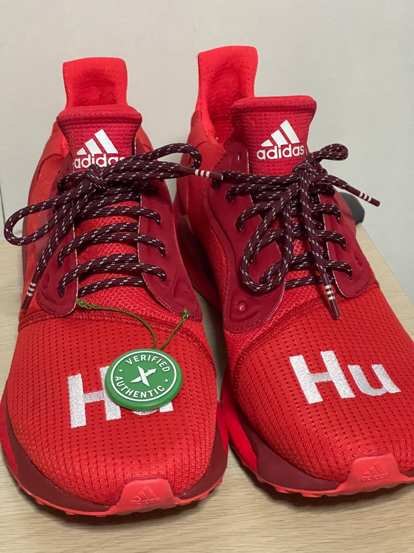 Adidas Solar Hu Red, Men's Fashion, Footwear, Sneakers on Carousell