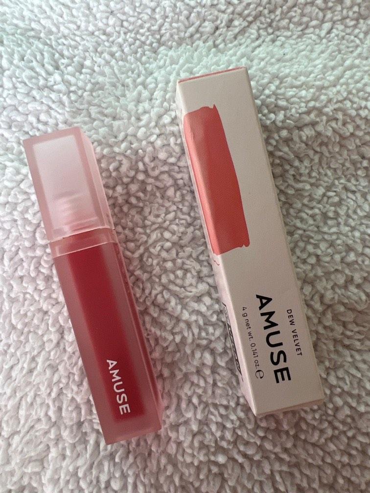 amuse dew velvet lip tint - 06 lively rose, Beauty & Personal Care, Face, Makeup Products on ...