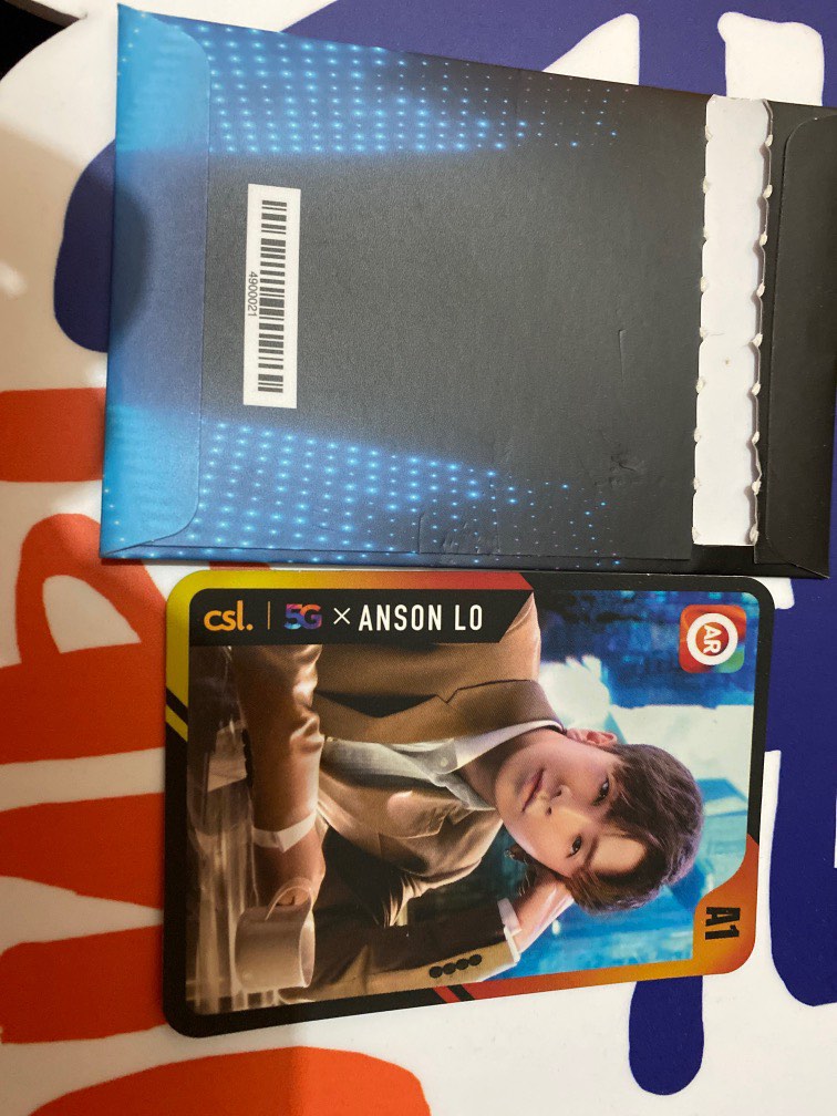 Anson lo 盧瀚霆 Csl Ar 卡, 興趣及遊戲, 玩具 & 遊戲類 - Carousell