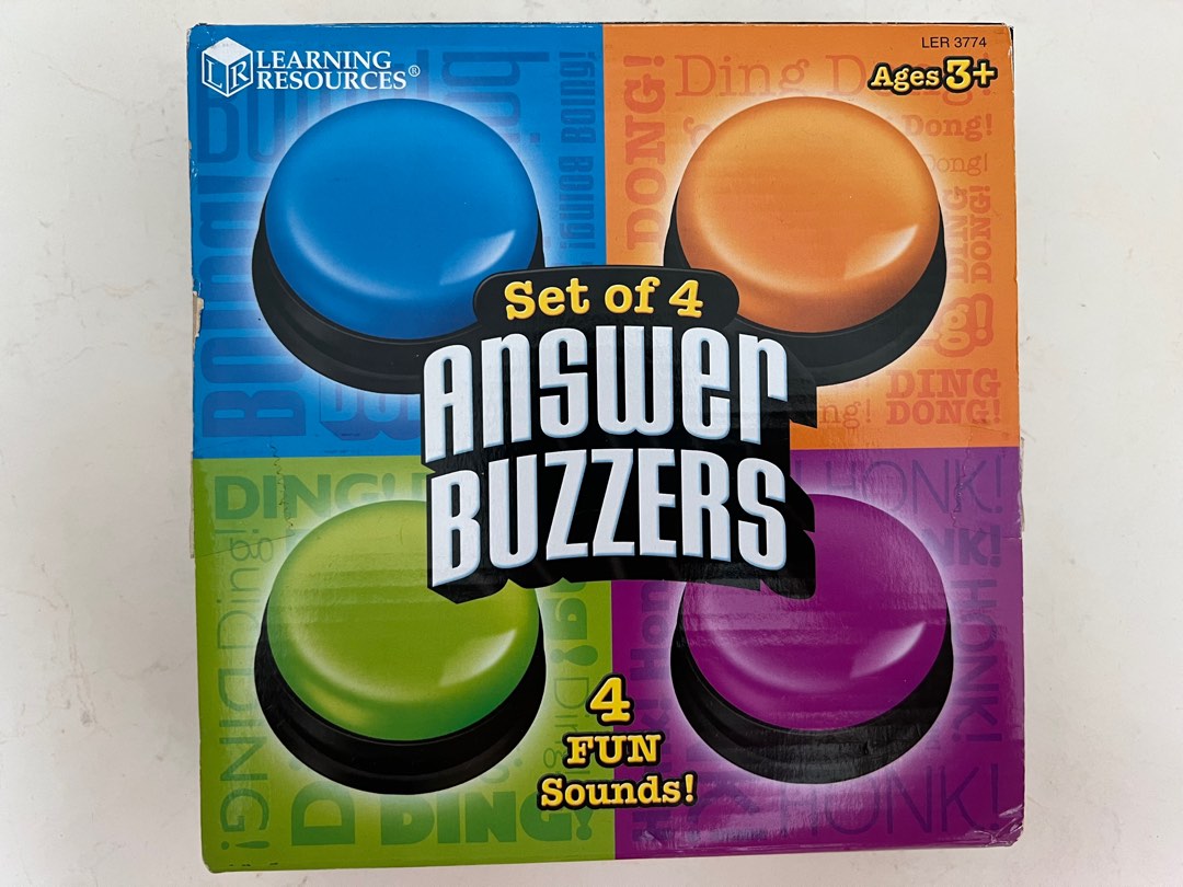 Answer buzzers - Learning resources, Hobbies & Toys, Toys & Games on ...