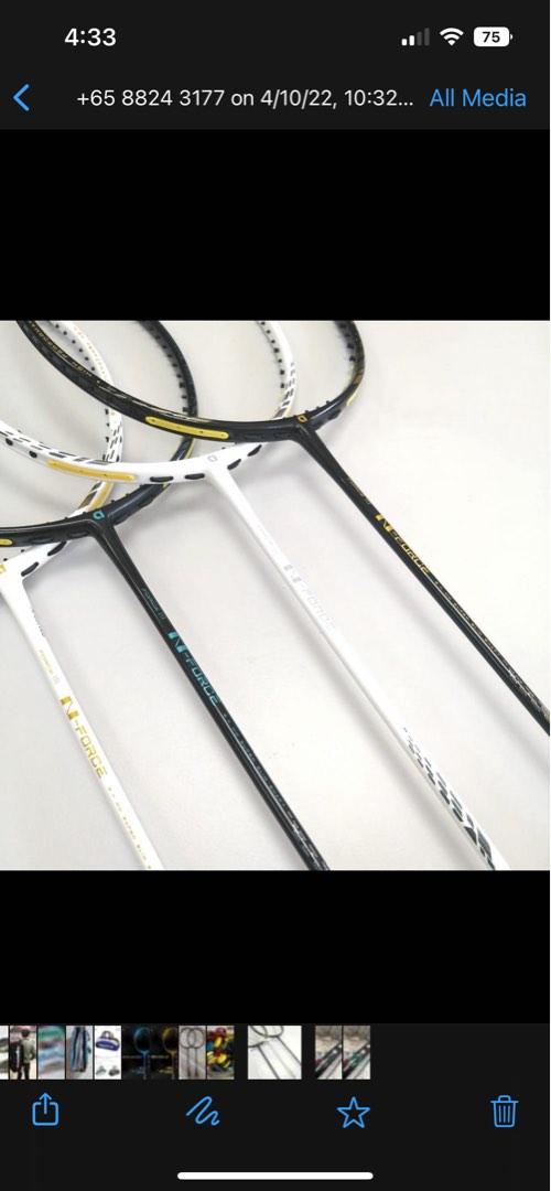 Apacs n force 111, Sports Equipment, Sports & Games, Racket & Ball ...