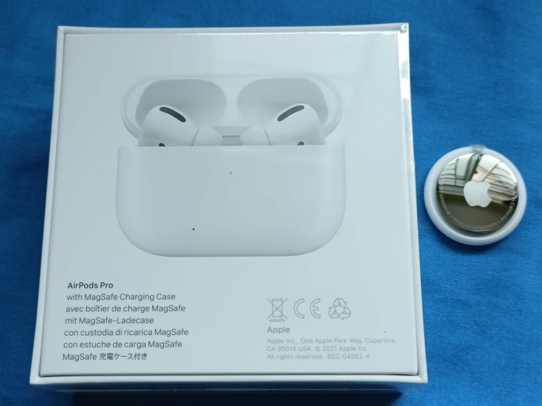 Apple Airpods Pro with MagSafe Charging Case + AirTag(no box), Audio ...