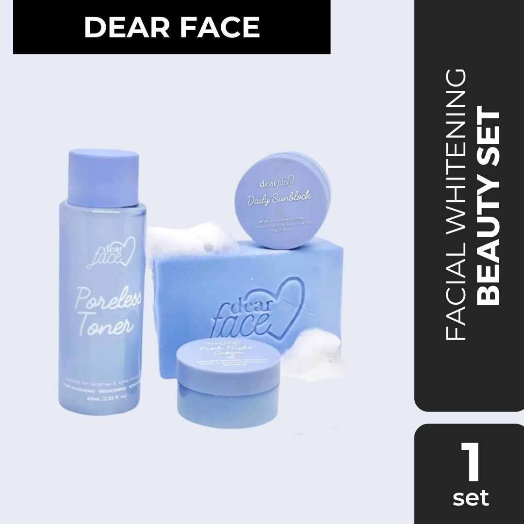 Authentic Dear Face Glow Rejuvenating Set / Facial Whitening Set ...