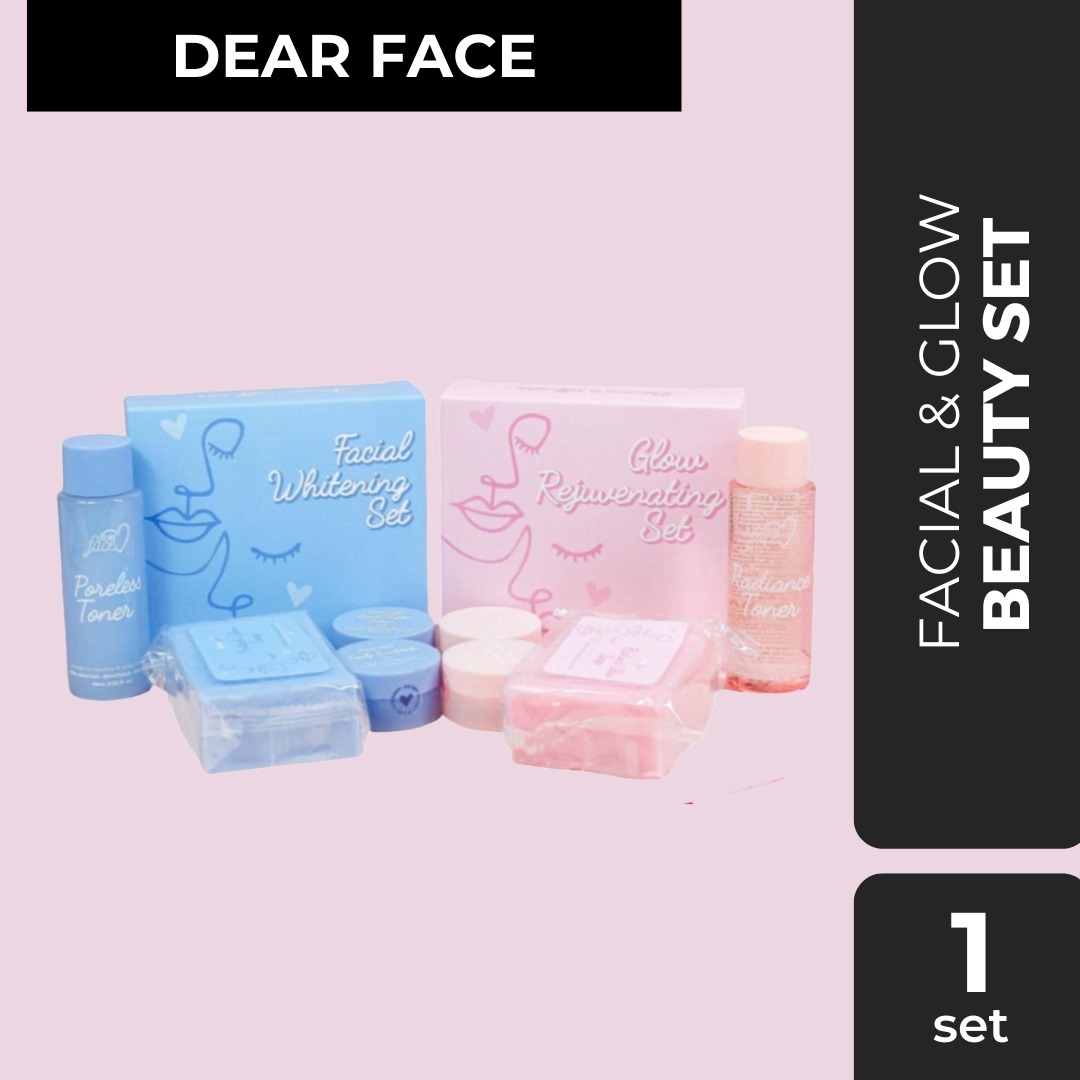 Authentic Dear Face Glow Rejuvenating Set / Facial Whitening Set ...