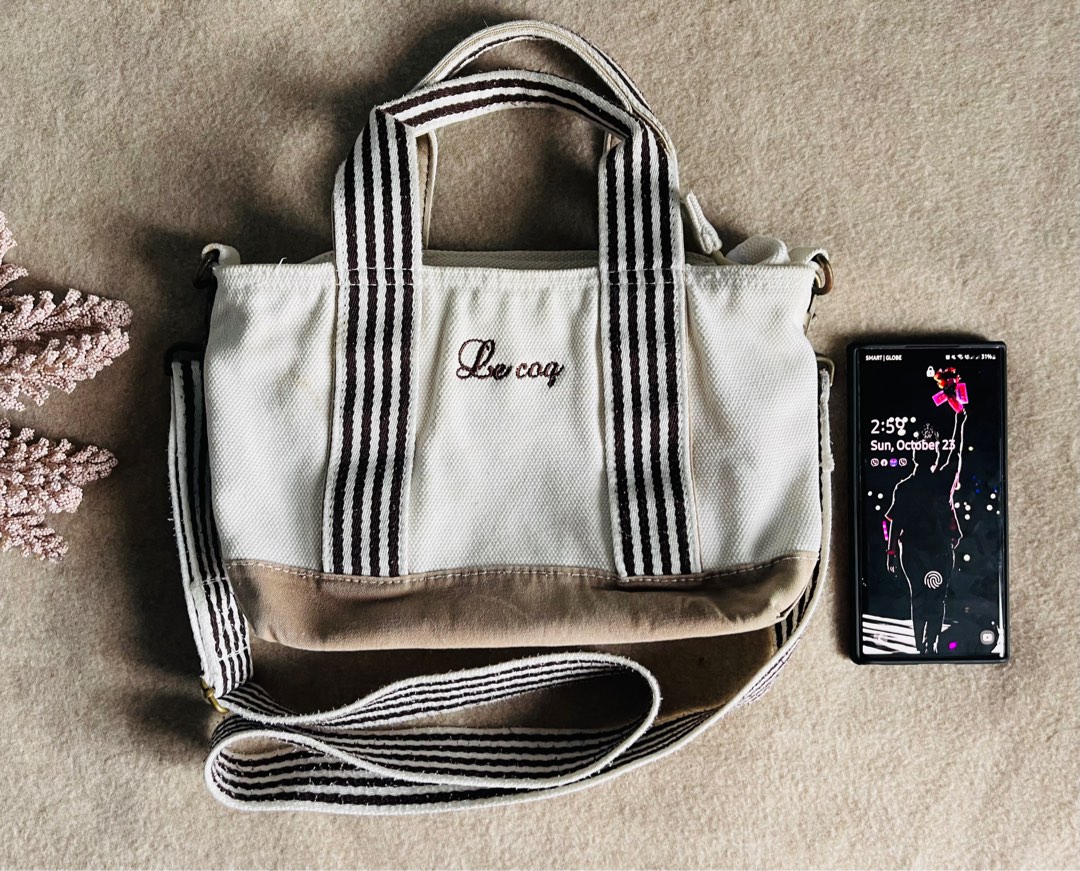 Authentic Le Coq Woven Crossbody Bag, Women's Fashion, Bags & Wallets ...