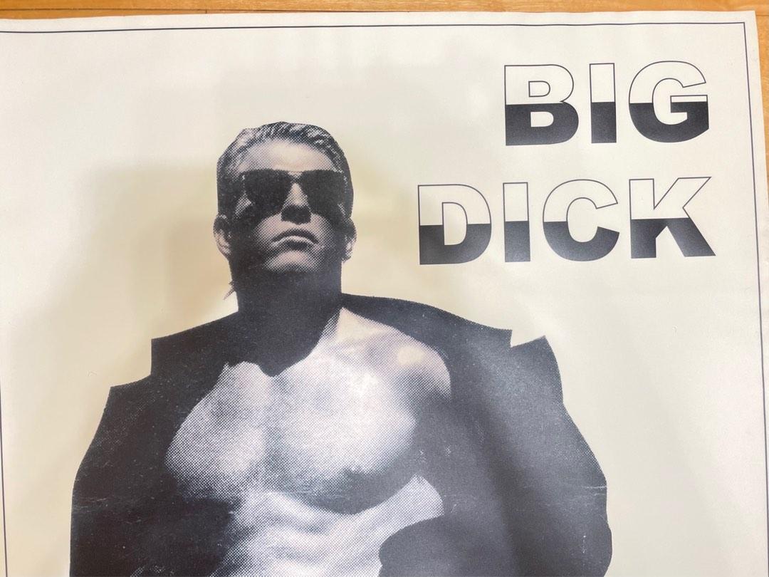 BIG DICK 帥哥大圖 大屌哥印刷圖 早期大屌哥圖 大雕哥 帥哥海報 （只有圖片沒有框）（只能郵局寄送）, 家具及居家用品, 戶外家具在旋轉拍賣