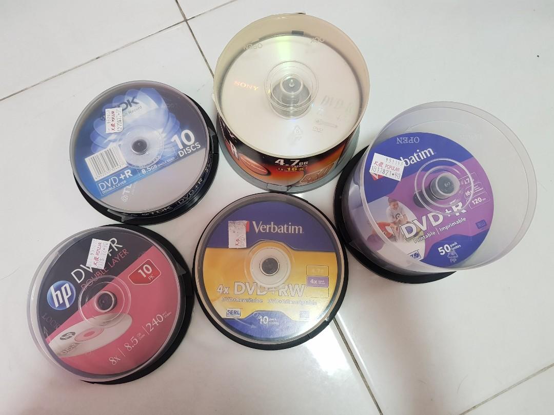Blank DVDs, Hobbies & Toys, Music & Media, CDs & DVDs on Carousell