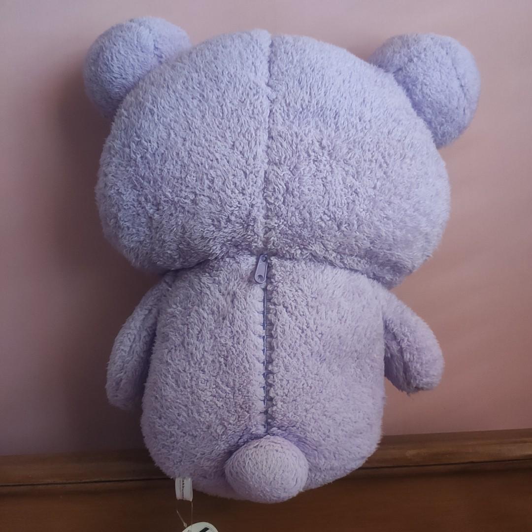BNWT San-x Jumbo Purple Rilakkuma plush, Hobbies & Toys, Toys & Games ...