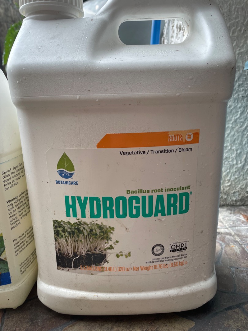 Botanicare Hydroguard Bacillius root inoculant 2.5 gal, Furniture ...