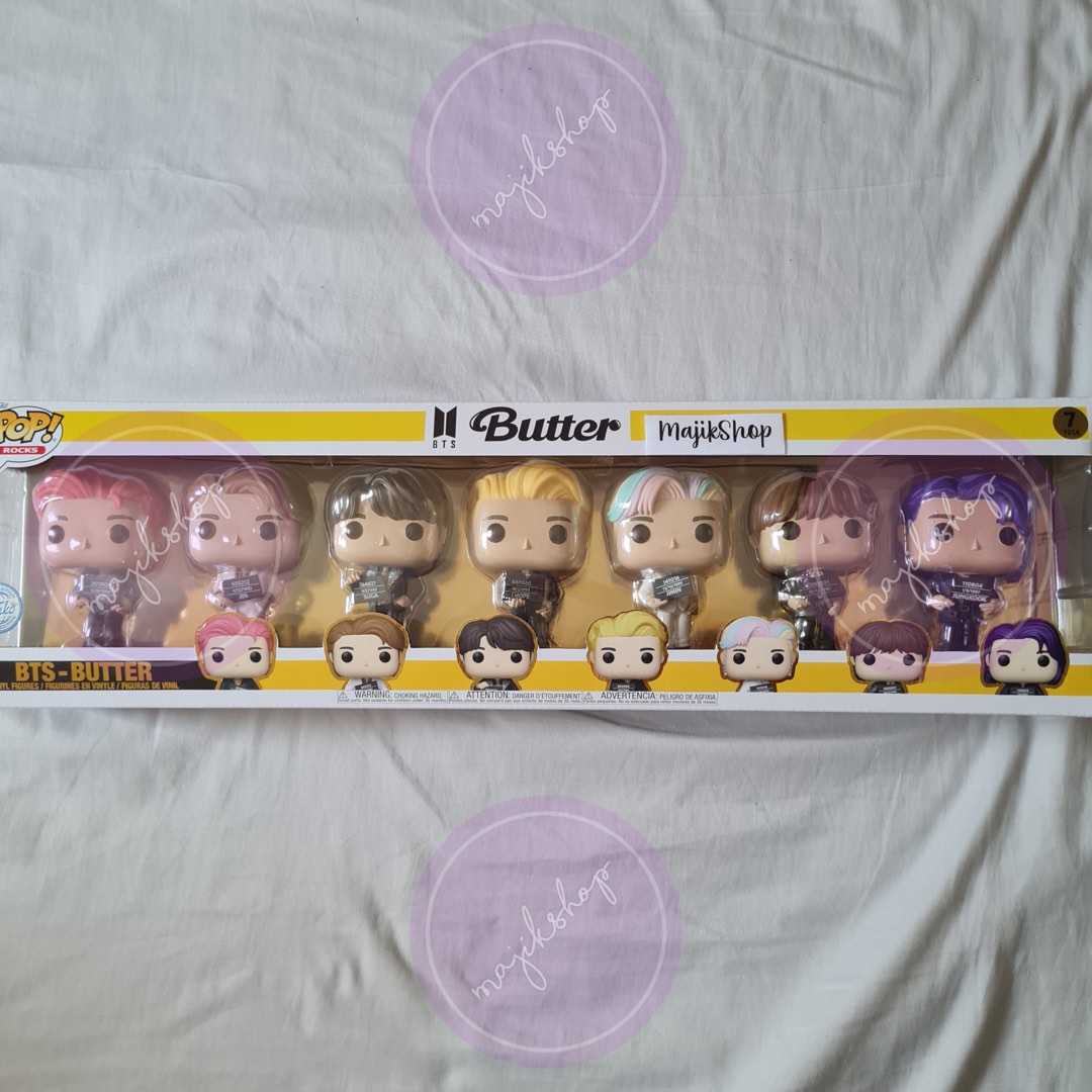BTS Butter Funko Pop 7-pack Special Edition, Hobbies & Toys, Memorabilia & Collectibles, K-Wave ...