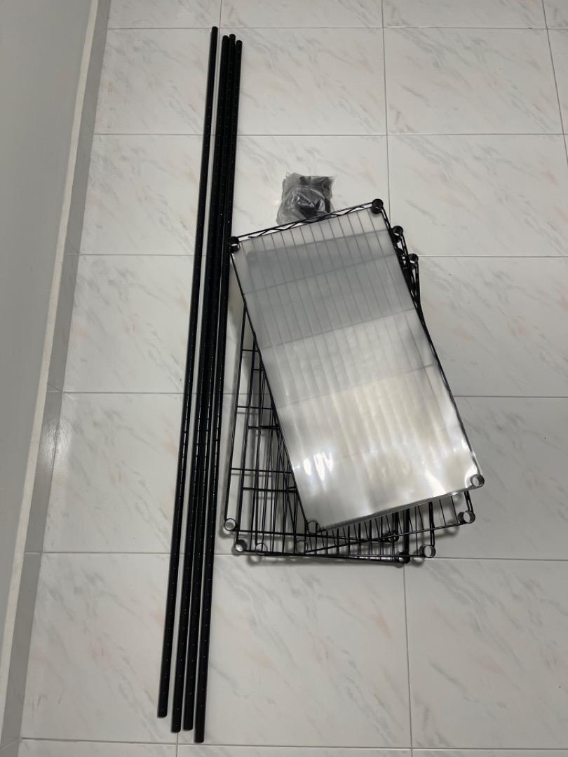 Carbon Steel Storage Rack, Furniture & Home Living, Furniture, Shelves ...