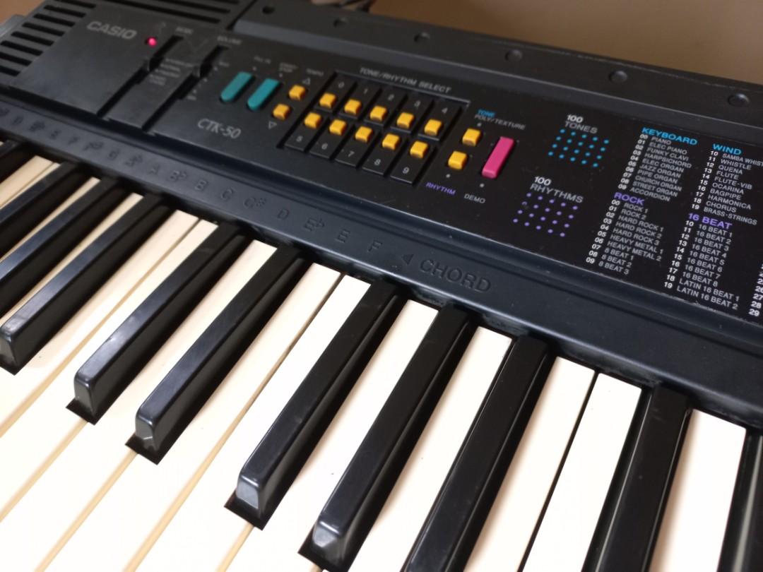 Casio CTK-50 Standard 49-Key Piano Keyboard, Hobbies & Toys, Music ...
