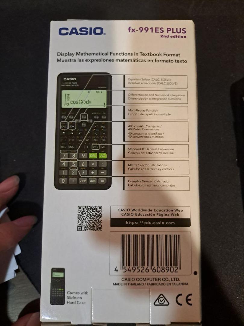 Casio fx-991ES plus 2nd Edition, Mobile Phones & Gadgets, Other Gadgets ...