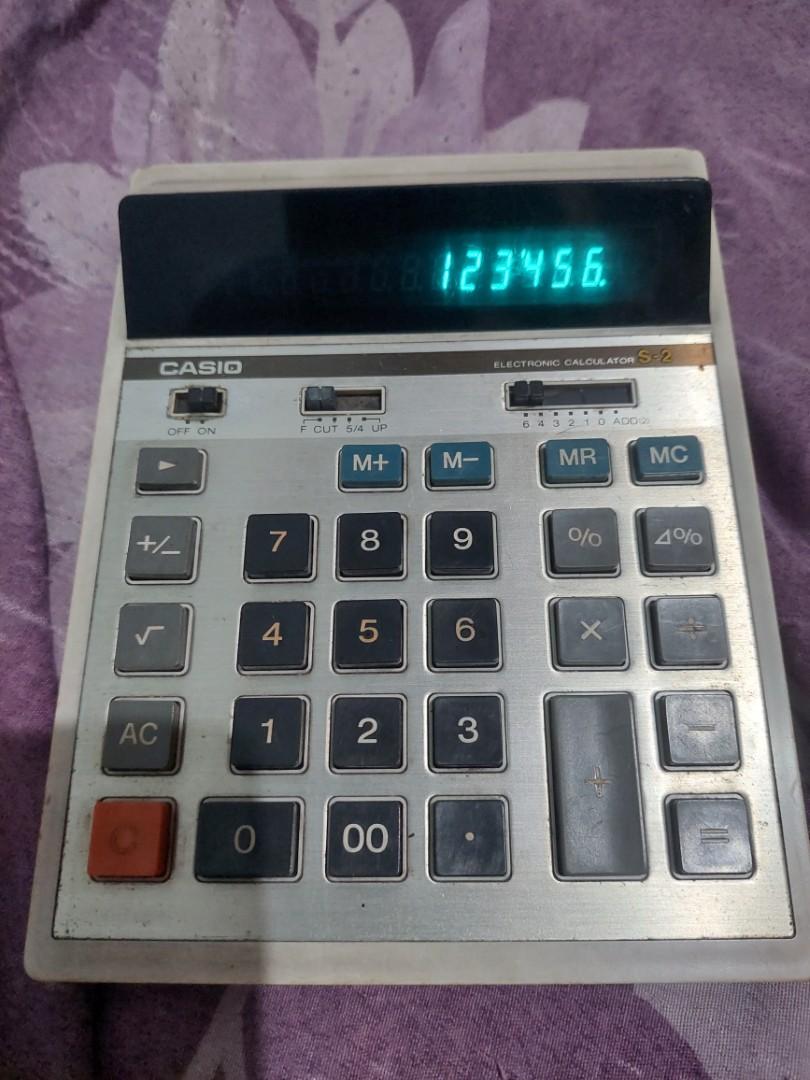 Casio vintage calculator S-2, Hobbies & Toys, Memorabilia ...