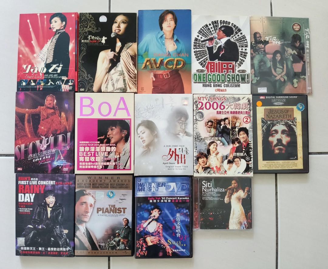 Cassette / CD / VCD / DVD (Chinese, Korean, Malay, Indonesian and English artists), Hobbies ...