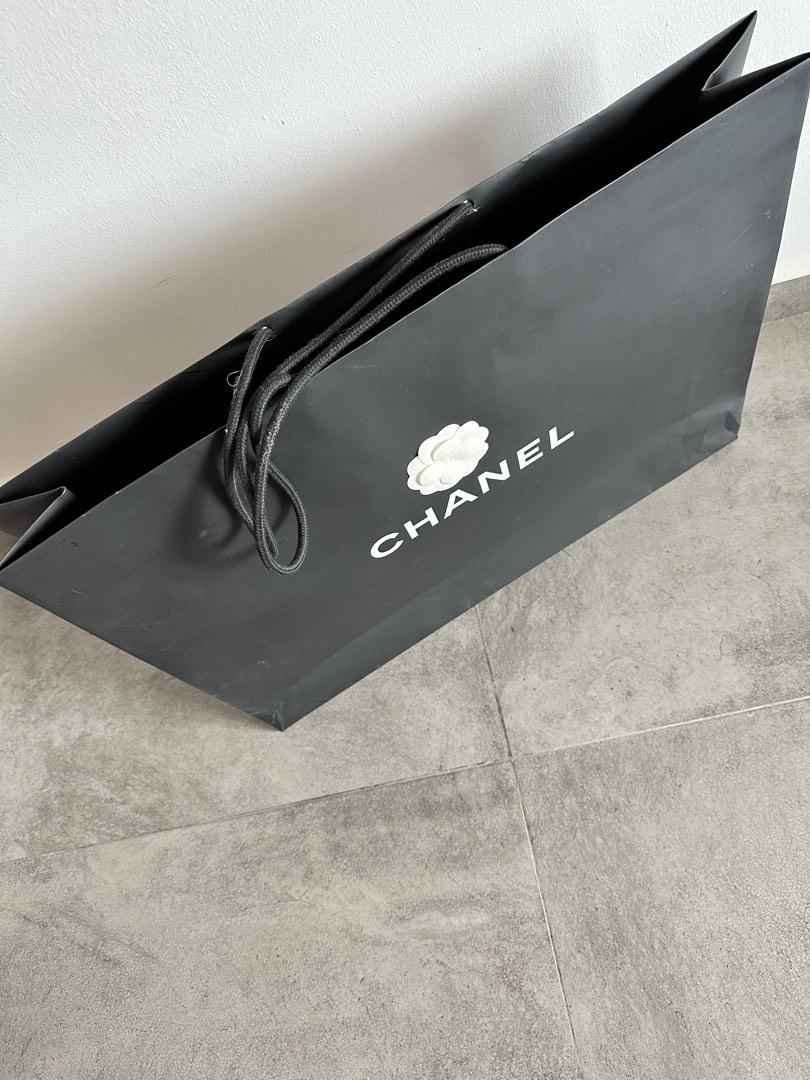 Chanel Paper Bag Large, Luxury, Accessories on Carousell