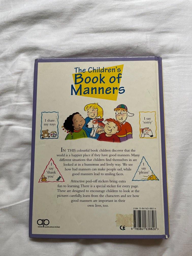 Children book of manners, Hobbies & Toys, Books & Magazines, Children's ...
