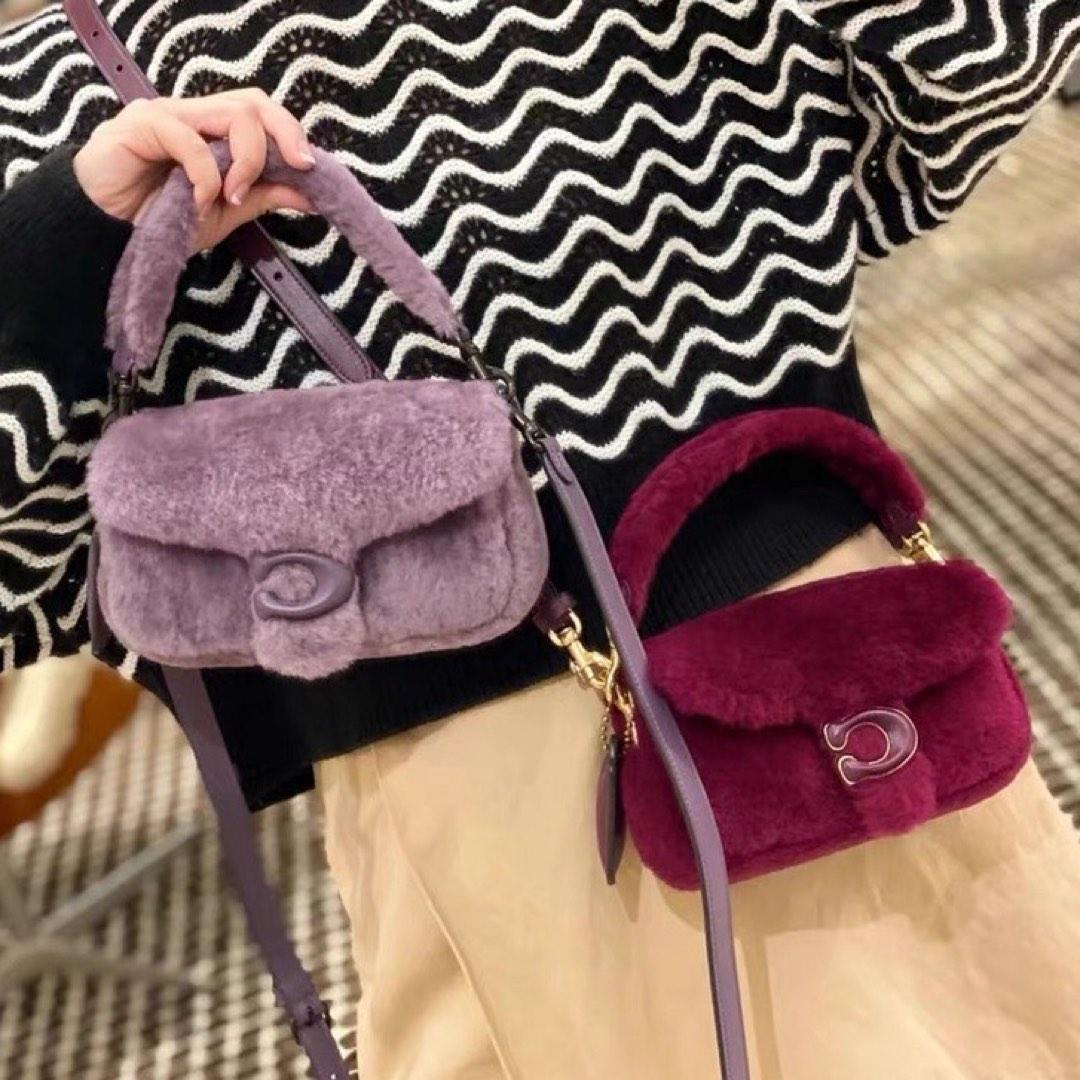 Coach Mini Fur Tabby 18 Sling Bag, Women's Fashion, Bags & Wallets ...