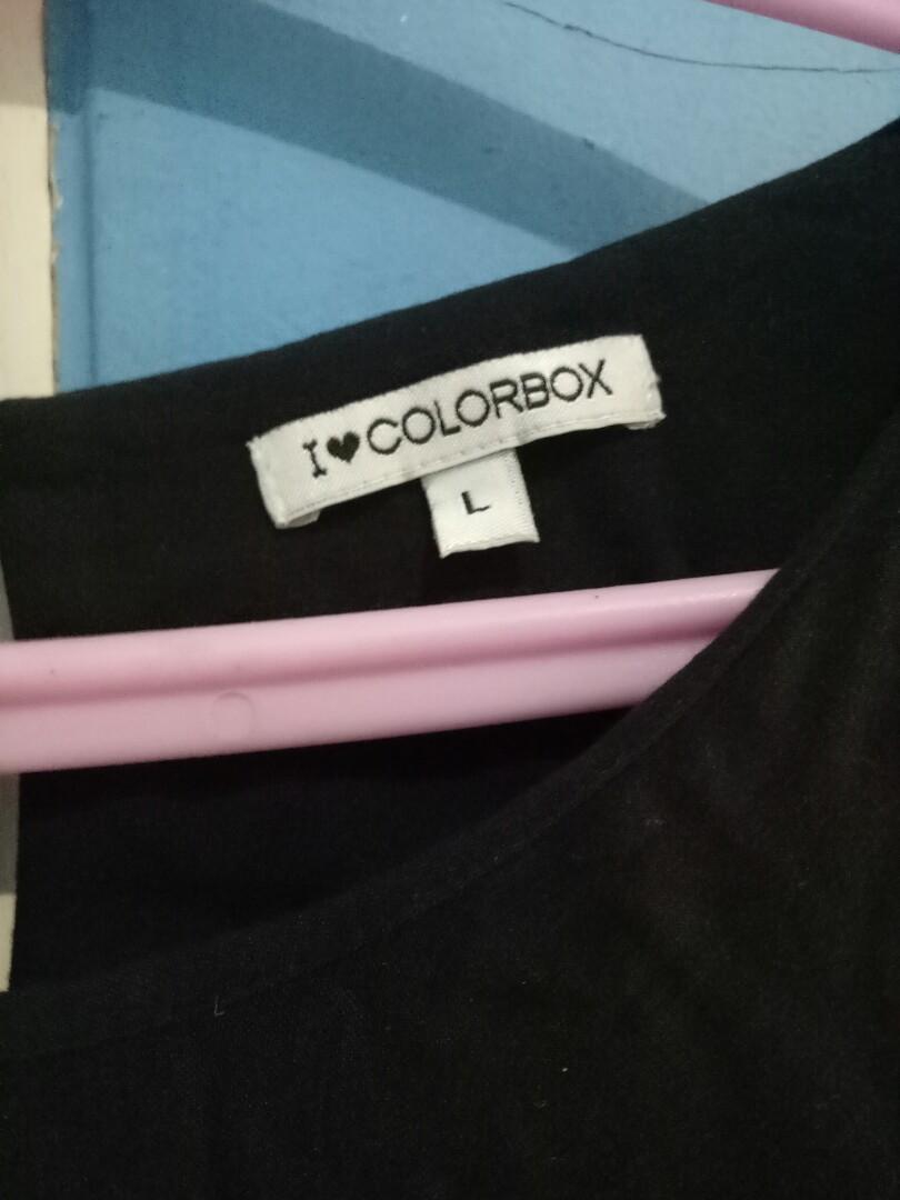 Colorbox atasan lengan bolong, Fesyen Wanita, Pakaian Wanita, Atasan di Carousell