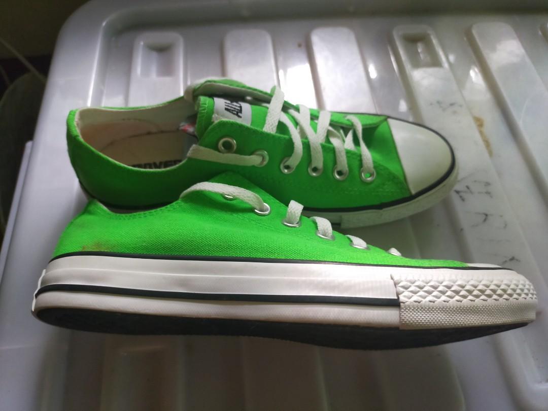 Converse Lowcut Apple Green, Women's Fashion, Footwear, Sneakers on ...