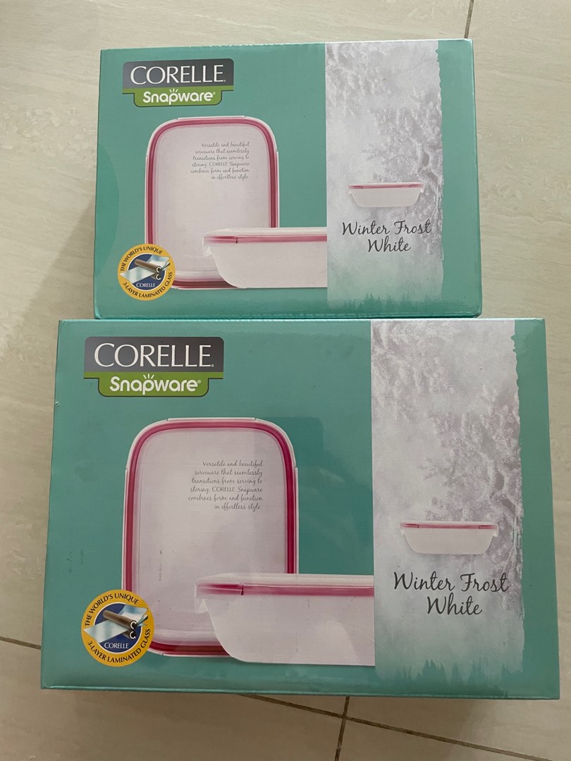 Corelle Snapware - set of 2, Furniture & Home Living, Kitchenware ...