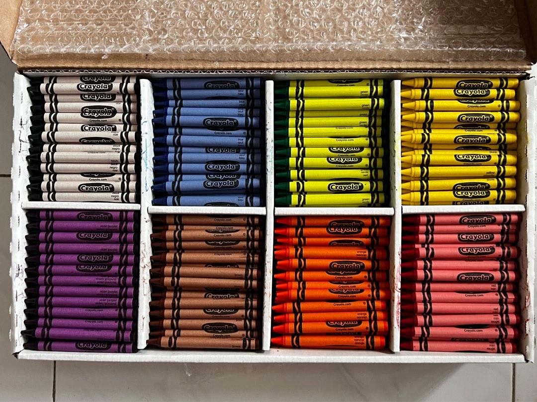 Crayola Crayons Classpack 100sets in 8 Assorted Colours, 興趣及遊戲, 手作＆自家設計 ...