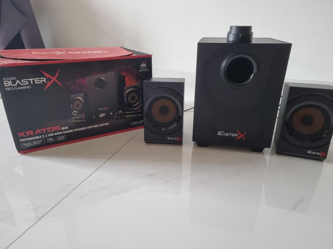 Creative Sound Blaster X Kratos S5, Audio, Soundbars, Speakers ...