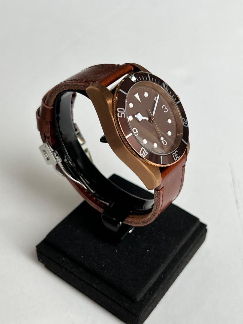 Custom Seiko Mod Bronze Tudor Black Bay, Men's Fashion, Watches ...
